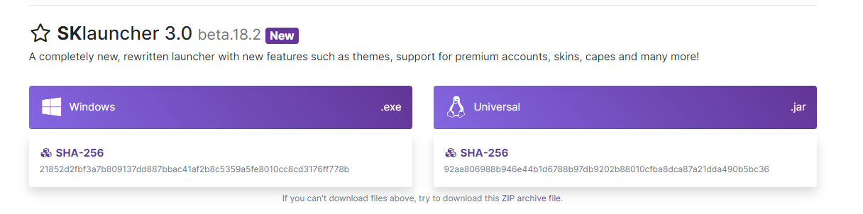 SKlauncher - darmowy launcher Minecraft