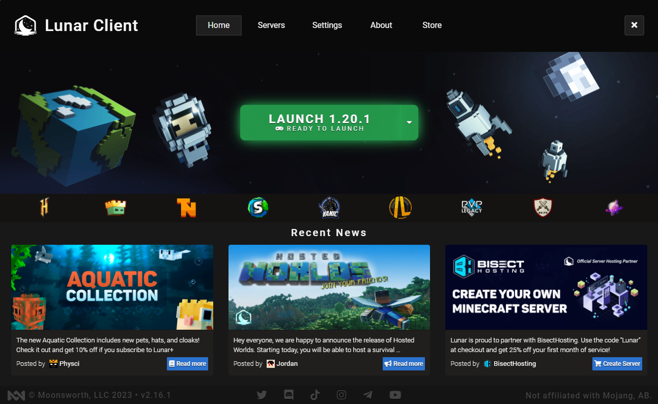 Lunar Client - najszybszy launcher Minecraft?