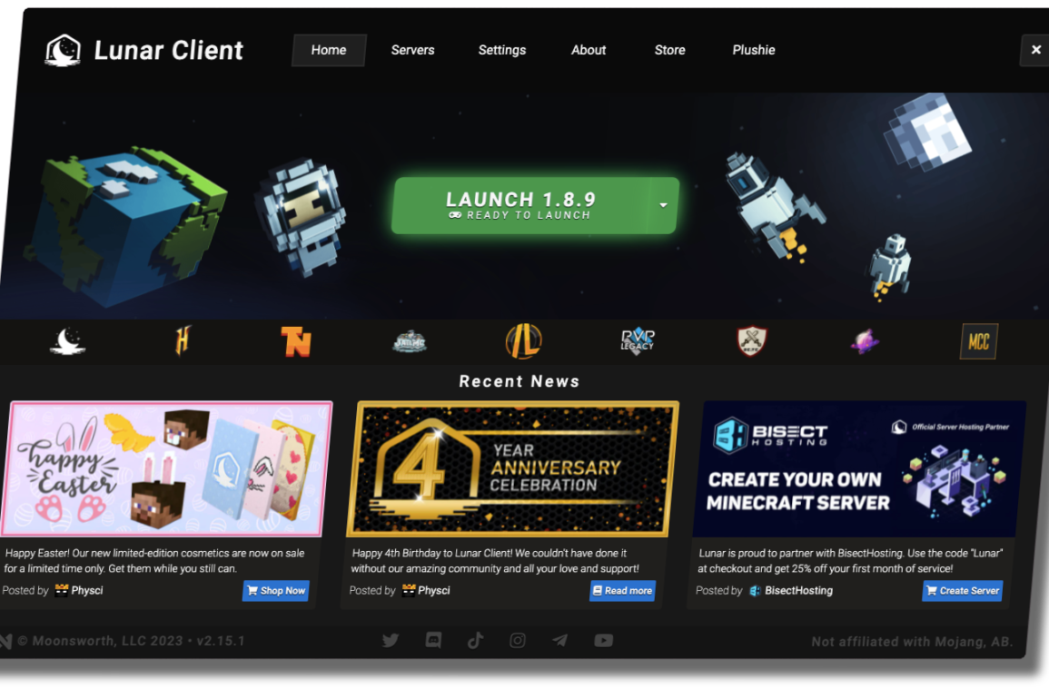 Lunar Client - najszybszy launcher Minecraft?